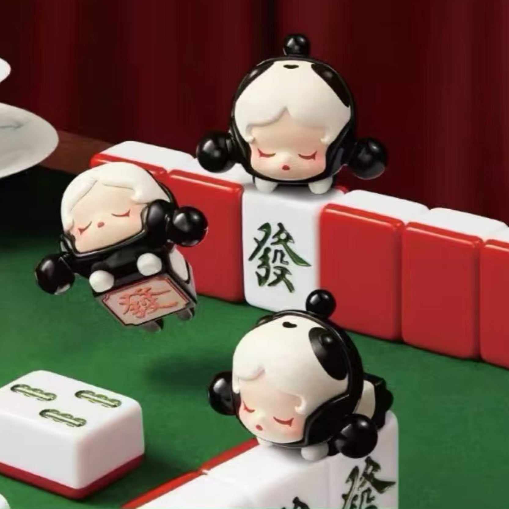 POP BEAN SKULLPANDA Mahjong – WOLFTOY