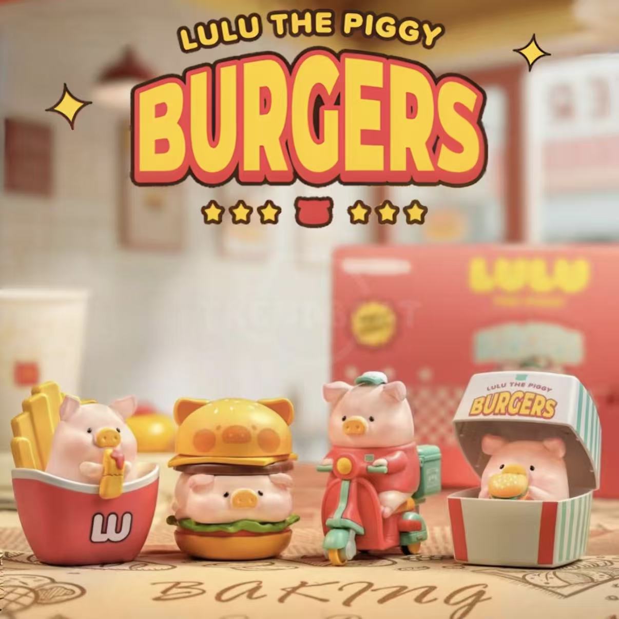 Lulu the Piggy-Burger Express Movable Series Blind Box – WOLFTOY